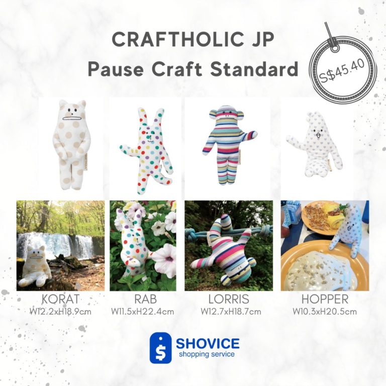[Pre-Order] Craftholic Japan Pause Craft Standard [Rab / Korat / Loris / Hopper] (Delivery 7-14 ...